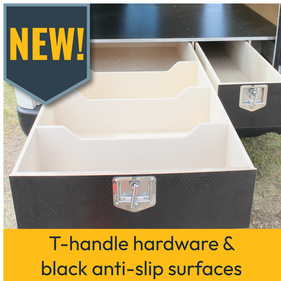 Van False Floor with Drawers - Smart Van Storage Solutions – VanEquip NZ