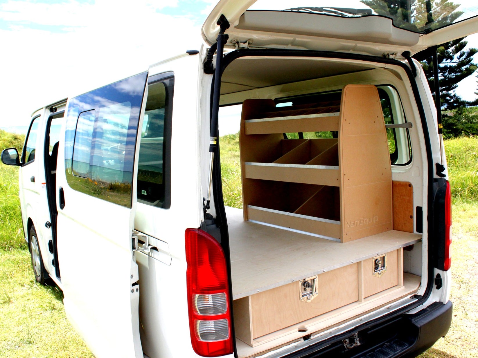 Super Tuff Van Shelves For Tradies With Large Vans – VanEquip NZ